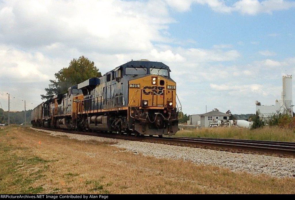 CSX ES44AC-H 796, C40-8W 7926, and SD40-2 8406
